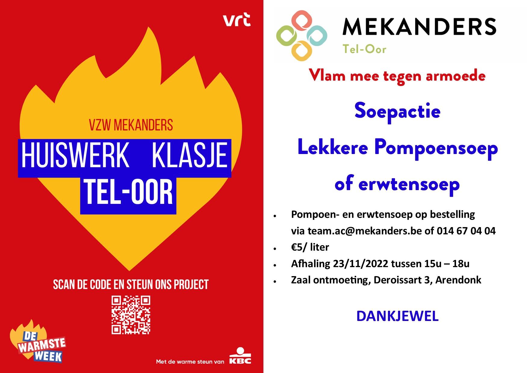 De Warmste Week Soepactie | mekanders