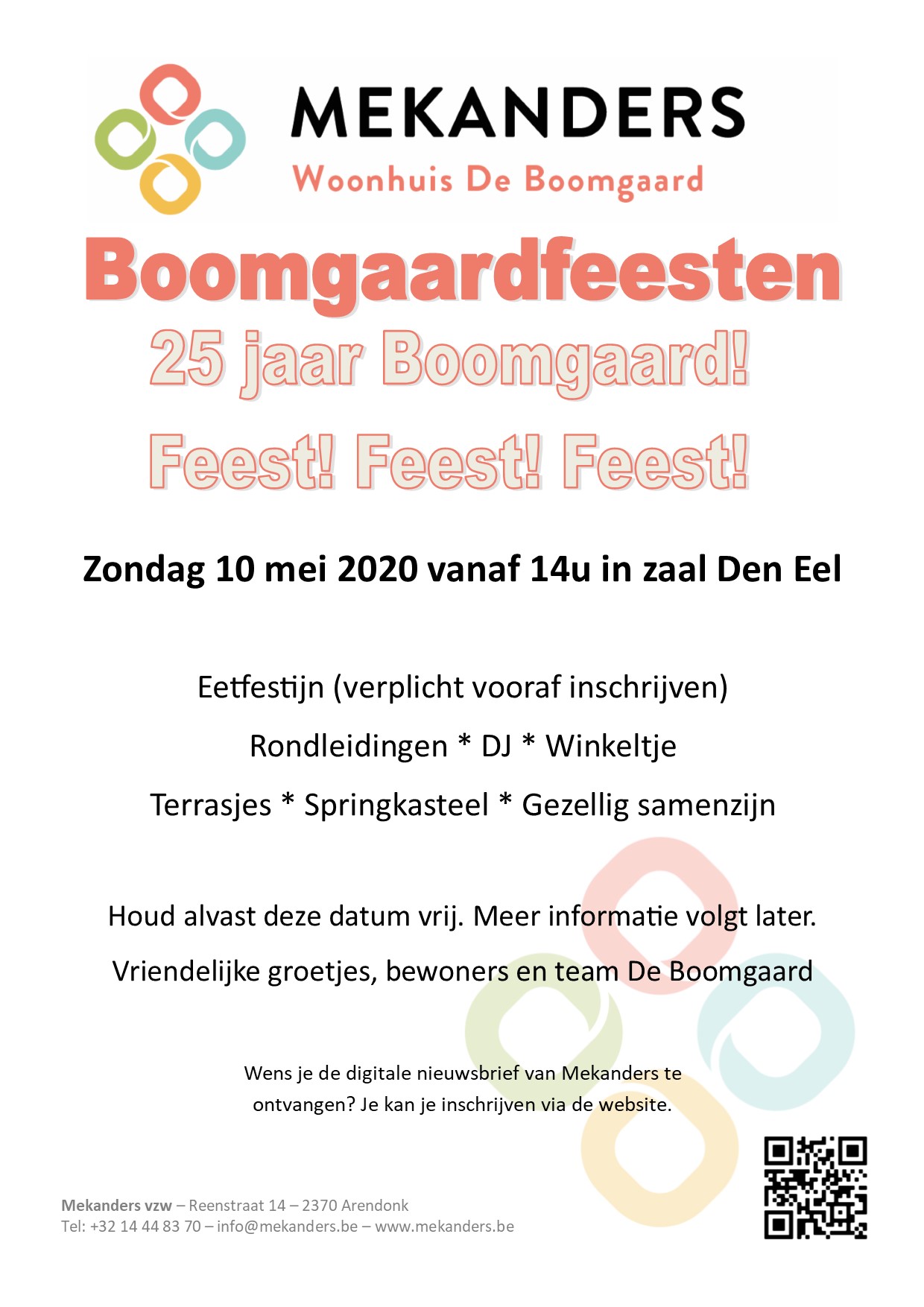 25 jaar De Boomgaard | mekanders